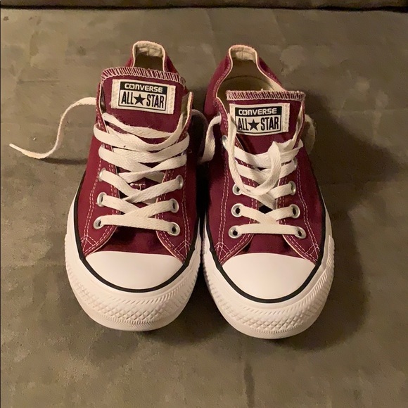Converse | Shoes | Burgundy Men All Star Converses | Poshmark
